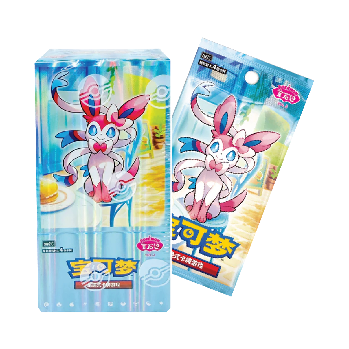 Pokémon TCG: Chinese Gem Pack Eevee Vol. 2 Booster Box (cbb2C) – TCG Rip Factory